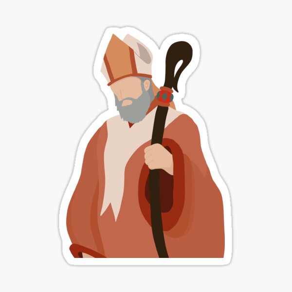 "Saint Augustine" Sticker for Sale by katiefurrer | Redbubble