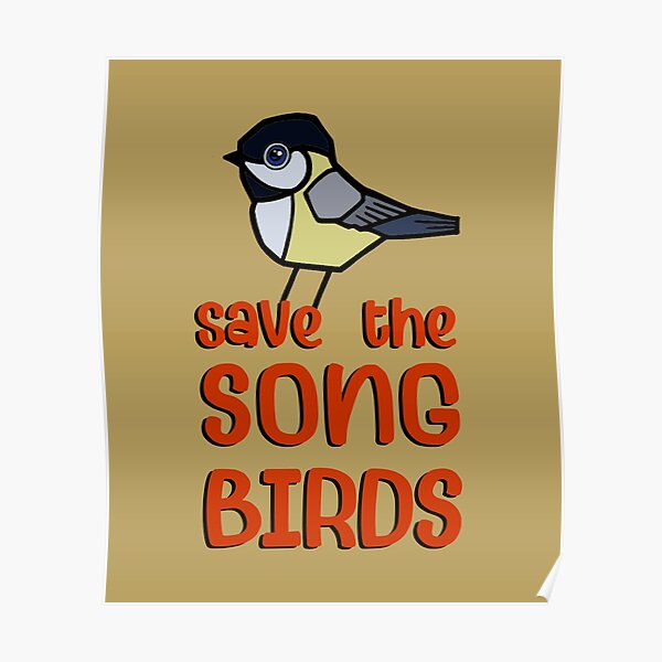 Save Birds Posters | Redbubble