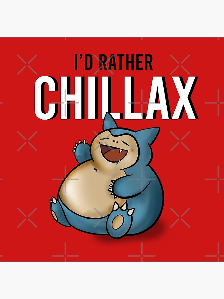 Póster «Chillax - Viendo escalofríos» de Oumissignature1 | Redbubble