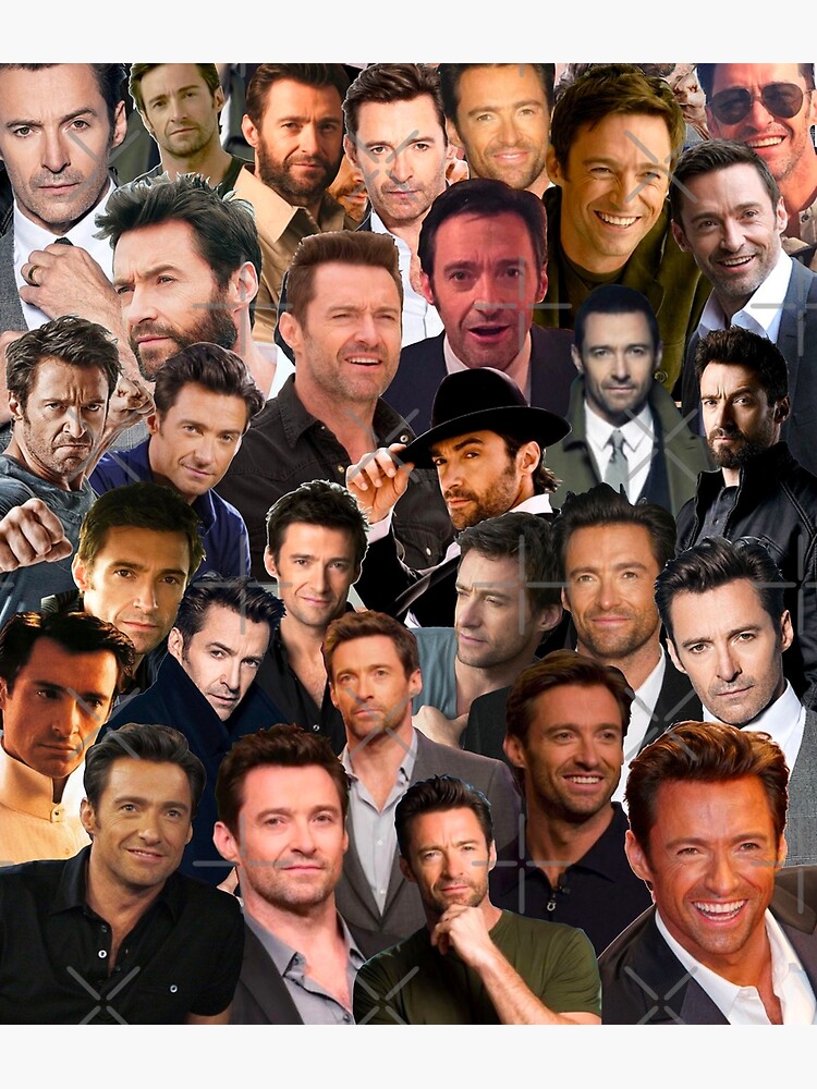 "Hugh Jackman Photo Collage" Poster for Sale by Jess-16 | Redbubble