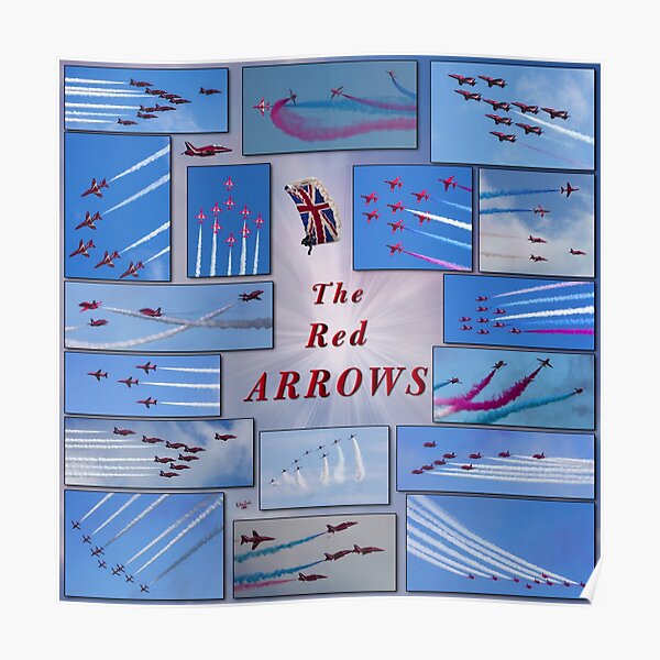 "A Red Arrows Poster" by Chris Lord | Redbubble