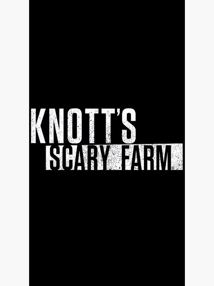 "Knott’s Scary Farm Logo" Art Print by itsrainingcatz | Redbubble