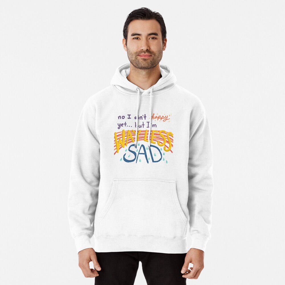 "AJR Way Less Sad Lyrics" Sticker for Sale by salmonsoul | Redbubble
