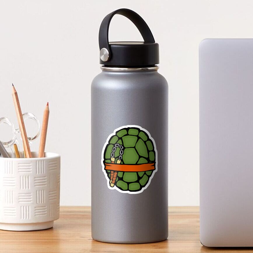 "TMNT Michaelangelo's shell" Sticker for Sale by Irishpotato-19 | Redbubble