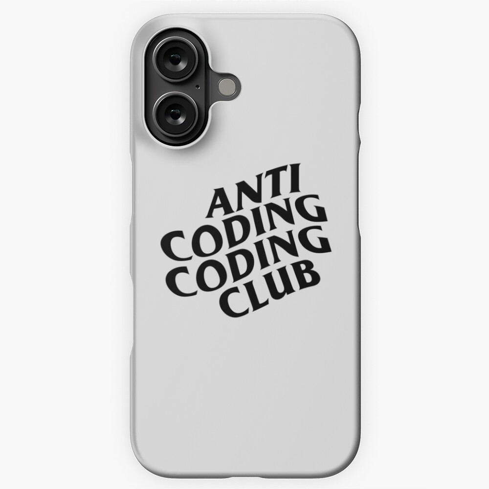 "Anti Coding Coding Club" Sticker for Sale by anticcc | Redbubble