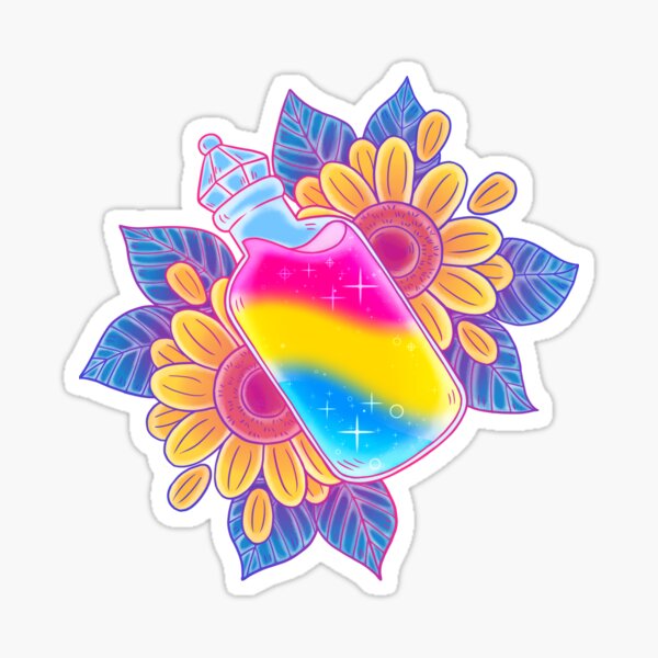 Pride Potion Pansexual Sticker By Salcos Redbubble