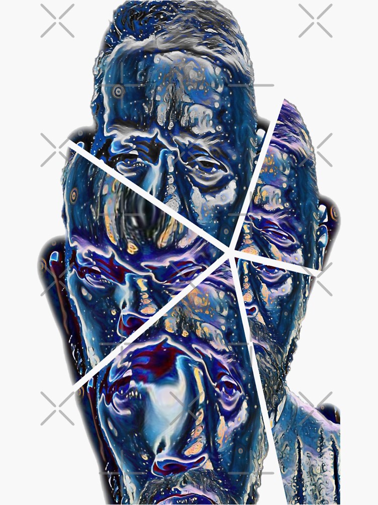 "Mind Split" Sticker for Sale by KevenTees | Redbubble