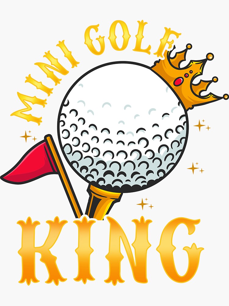 "Mini Golf Golfer Golf Player Golfing" Sticker for Sale by ...