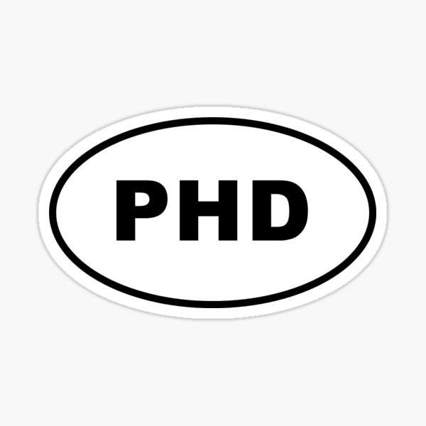 Doctorate Stickers | Redbubble