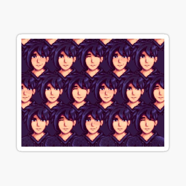 "Stardew Valley: Sebastian " Sticker for Sale by raybound420 | Redbubble