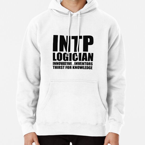"INTP Logician Introvert" Pullover Hoodie by innieprints | Redbubble