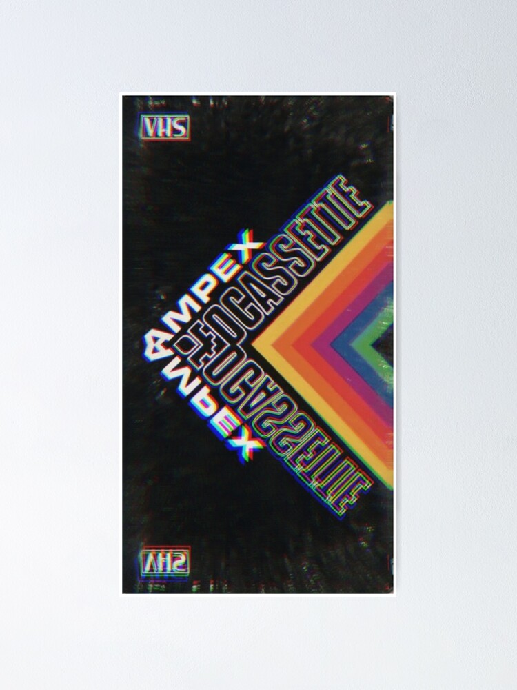 "VHS Vaporwave BOX" Poster by HucktheCat | Redbubble