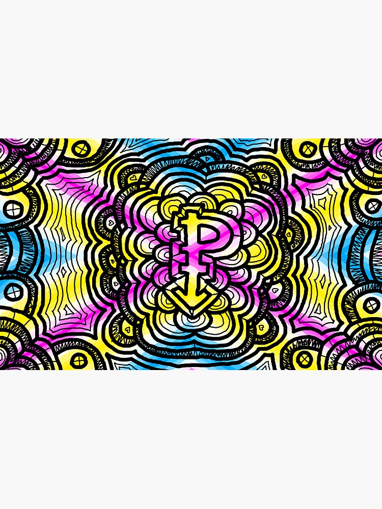 "Pan Pride" Sticker by DTennyDoes | Redbubble