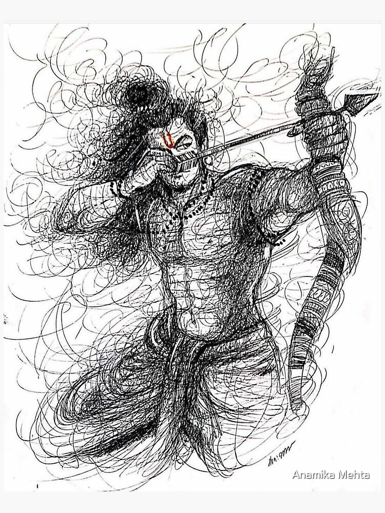 "Mahadev design" Sticker for Sale by Anamika786 | Redbubble