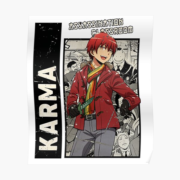 "Assassination classroom, Karma Akabane" Poster for Sale by Anime-Dude ...