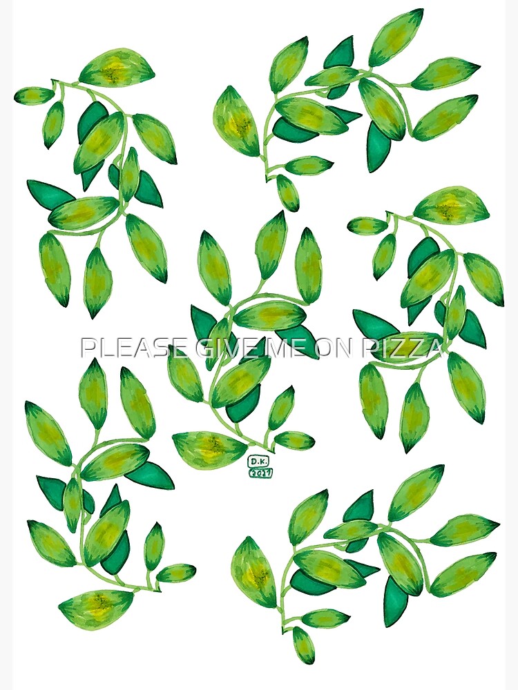 "Felt Tip Pattern Hand Draw Hoya Carnosa Plant Art " Poster by ...