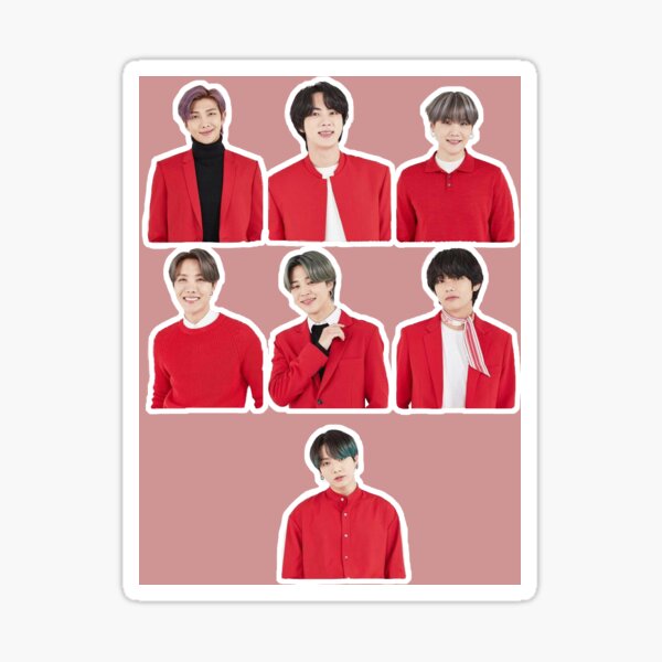 "BTS STICKER" Sticker for Sale by avani1110 | Redbubble