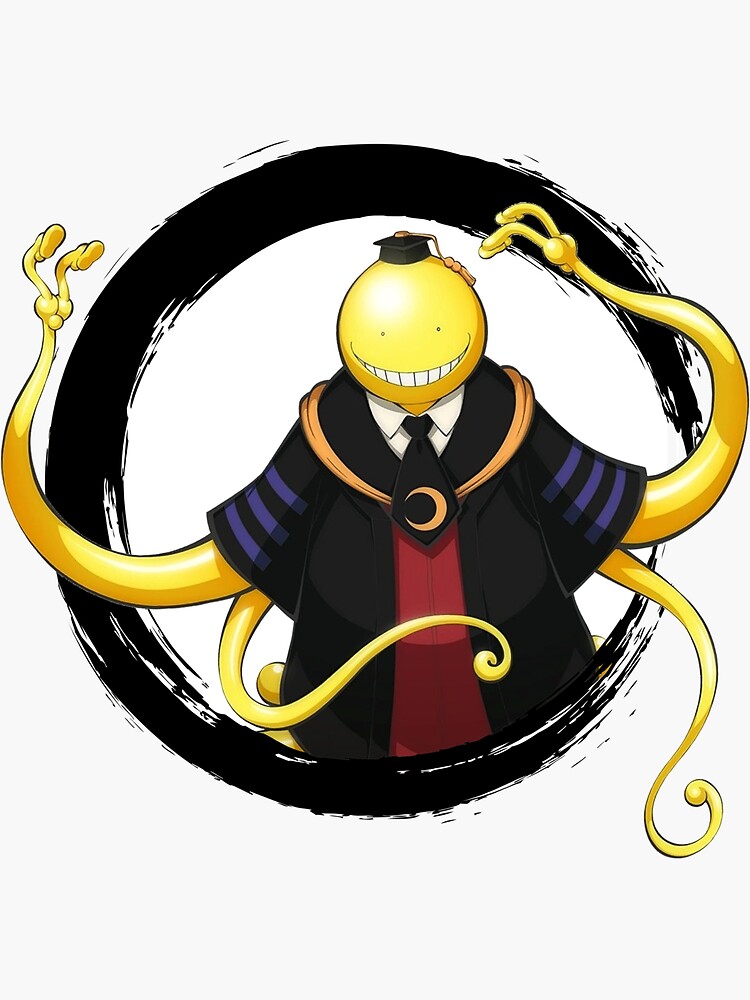 "Assassination Classroom Koro sensei" Sticker for Sale by Anime-Dude ...