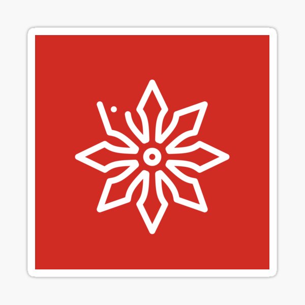 "shuriken" Sticker by MagdalenaRulez | Redbubble