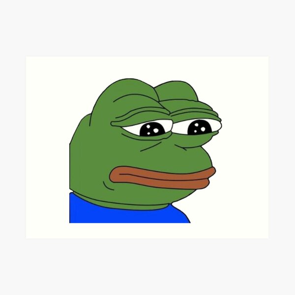 "Pepe The Frog - The Original Meme" Art Print by tomohawk64 | Redbubble