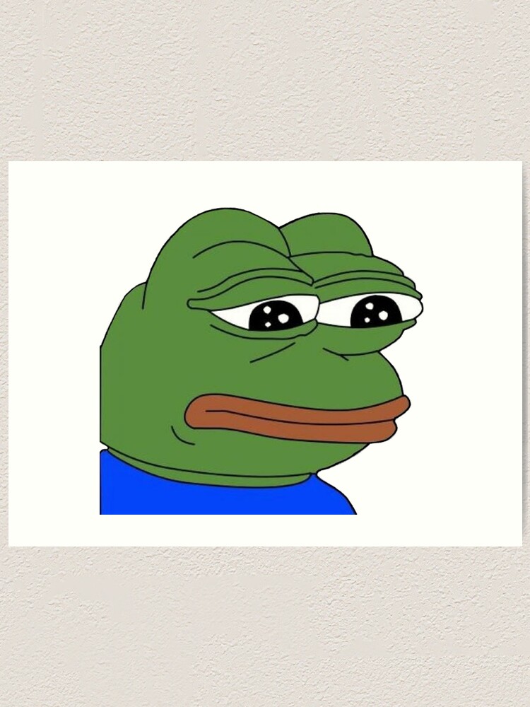 "Pepe The Frog - The Original Meme" Art Print by tomohawk64 | Redbubble