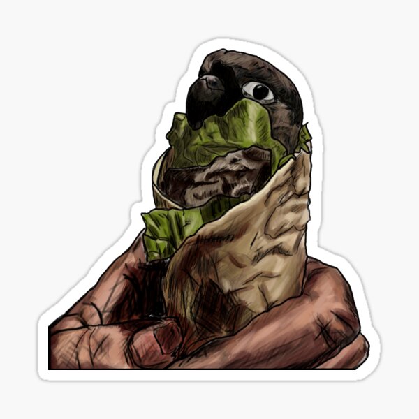 "Bird + Tortilla = Birbilla" Sticker for Sale by paulinascorner | Redbubble