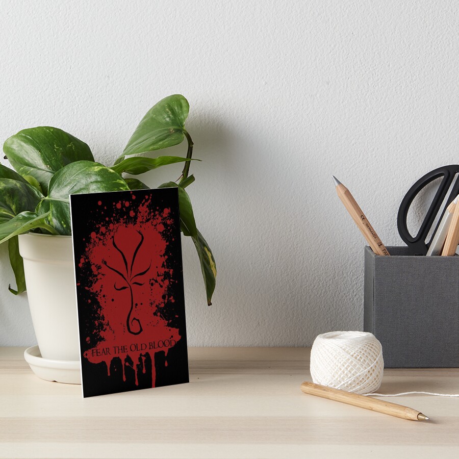 "Beast Symbol - Bloodborne Caryll Rune" Art Board Print for Sale by ...