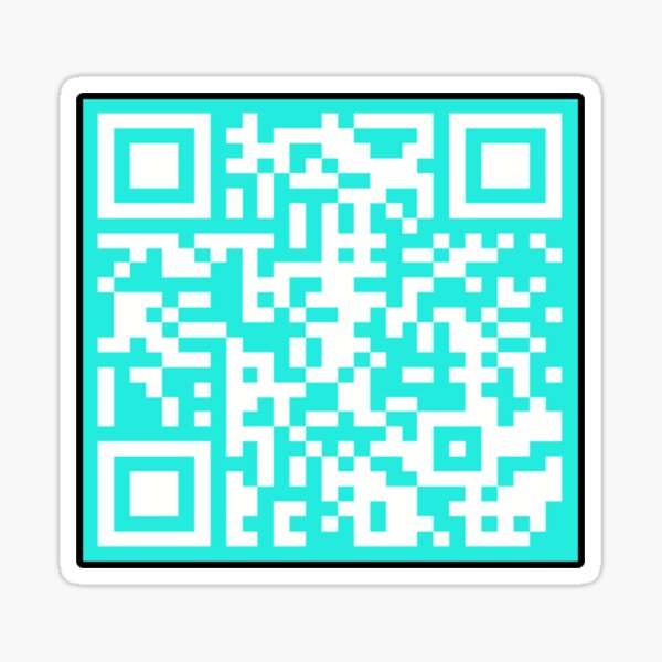"Surprise Qr code" Sticker by Rosegirlgirl | Redbubble