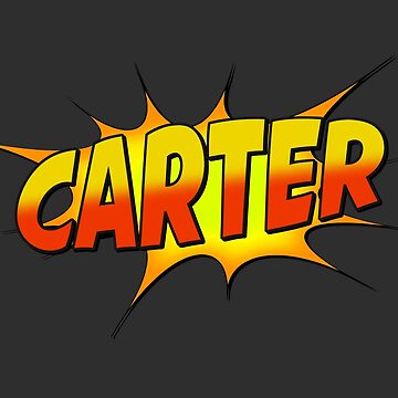 "Carter" Sticker for Sale by rogue-design | Redbubble