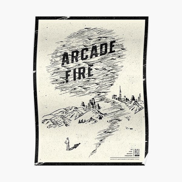 "Arcade Fire Concert Poster" Poster for Sale by JD333 | Redbubble