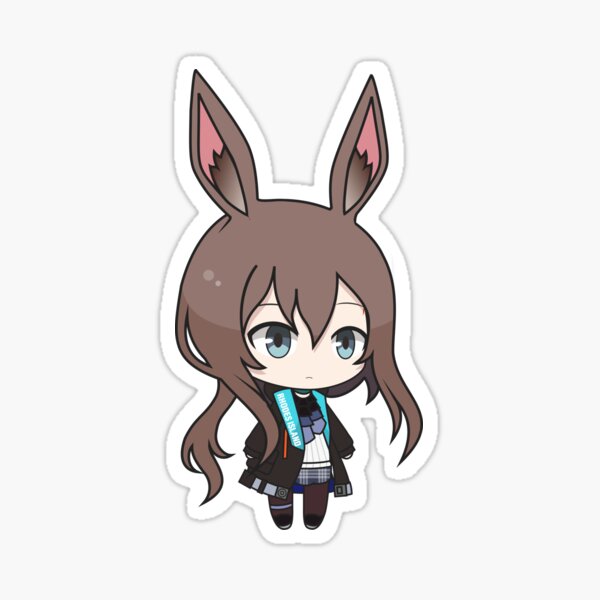 "Amiya - Arknights" Sticker for Sale by KyraWaifu | Redbubble