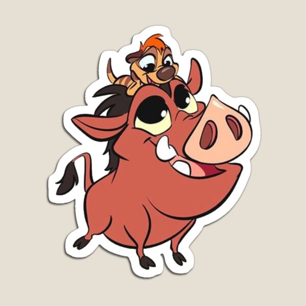 "Cute draw baby timon and pumbaa" Magnet for Sale by Artcci | Redbubble