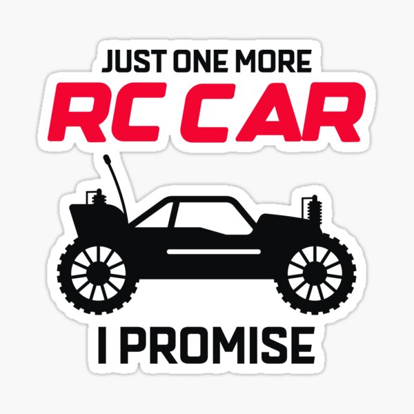 "RC Model Car 4x4 Offroad Race Mud Racing Funny Sayings" Sticker for ...