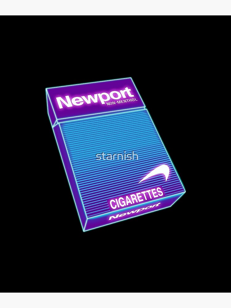 "Newport Cigarettes Graphic Aesthetic" Metal Print for Sale by starnish ...
