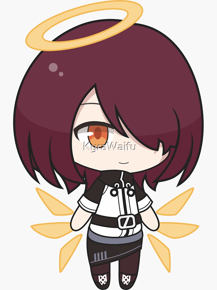 "Exusiai - Arknights" Sticker by KyraWaifu | Redbubble