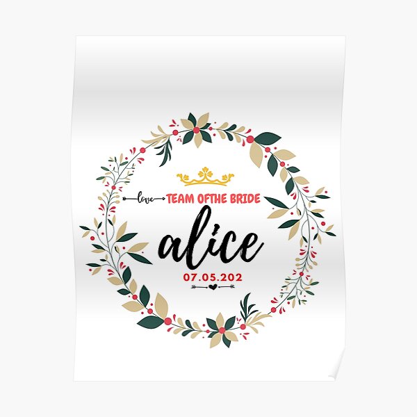 Poster « EVJF, personnalisable, EVJF, funérailles fille, », par ...