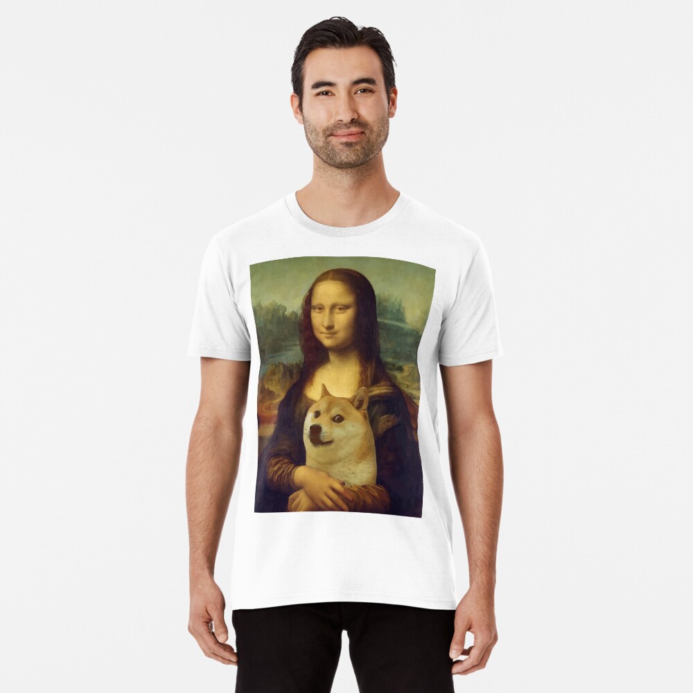 "Mona Lisa with Doge" Poster for Sale by AndyTats | Redbubble
