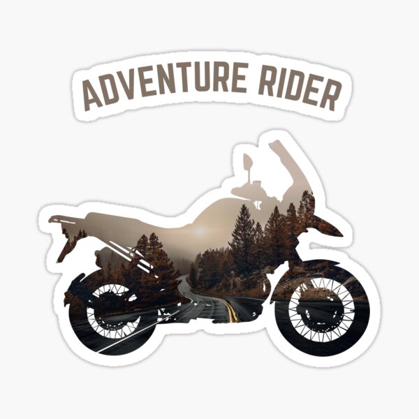 "Adventure Motorcycle Biker Off Road Rider Mountain Forest Travel ...