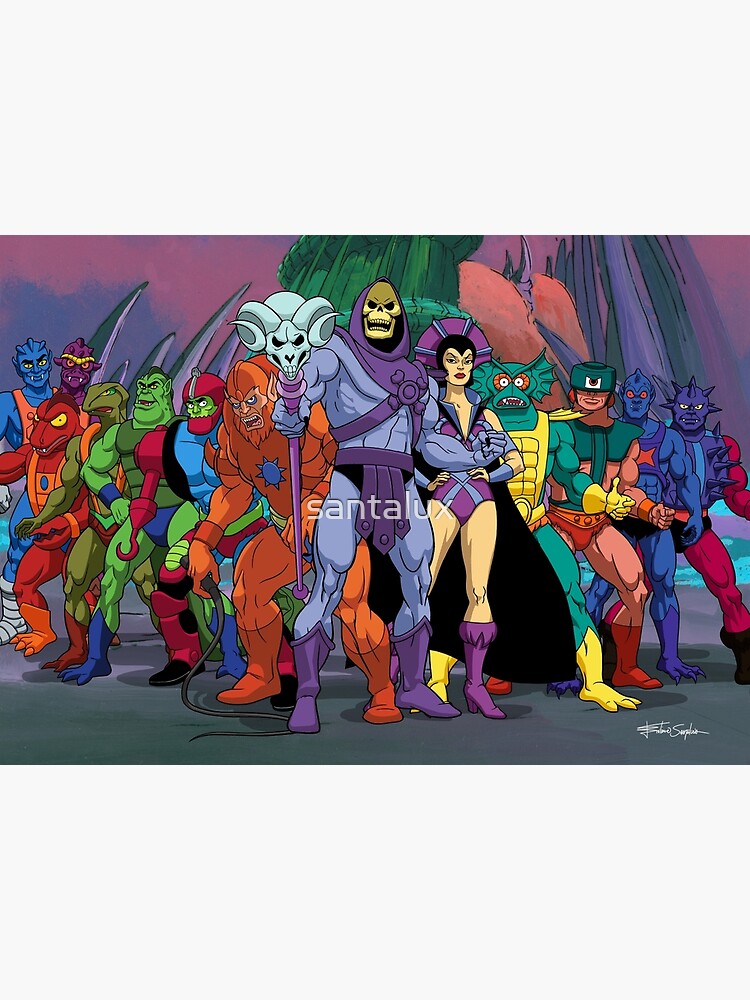 "Evil Warriors Filmation Style" Photographic Print by santalux | Redbubble