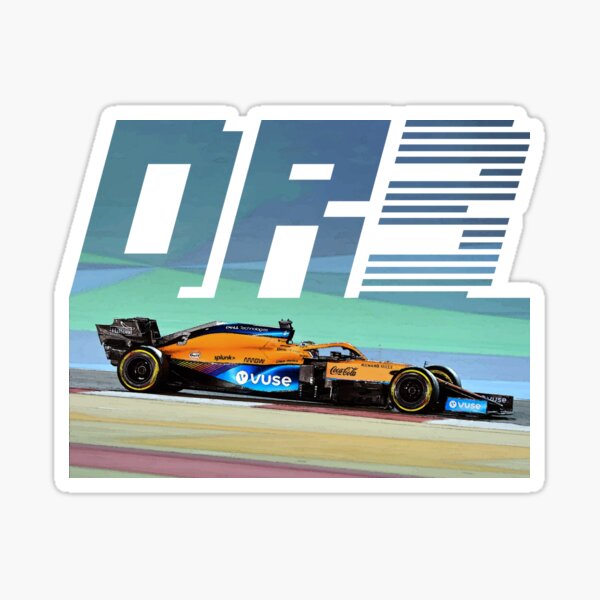 "Daniel Ricciardo DR3 MCL35M" Sticker for Sale by TableTopDesigns ...