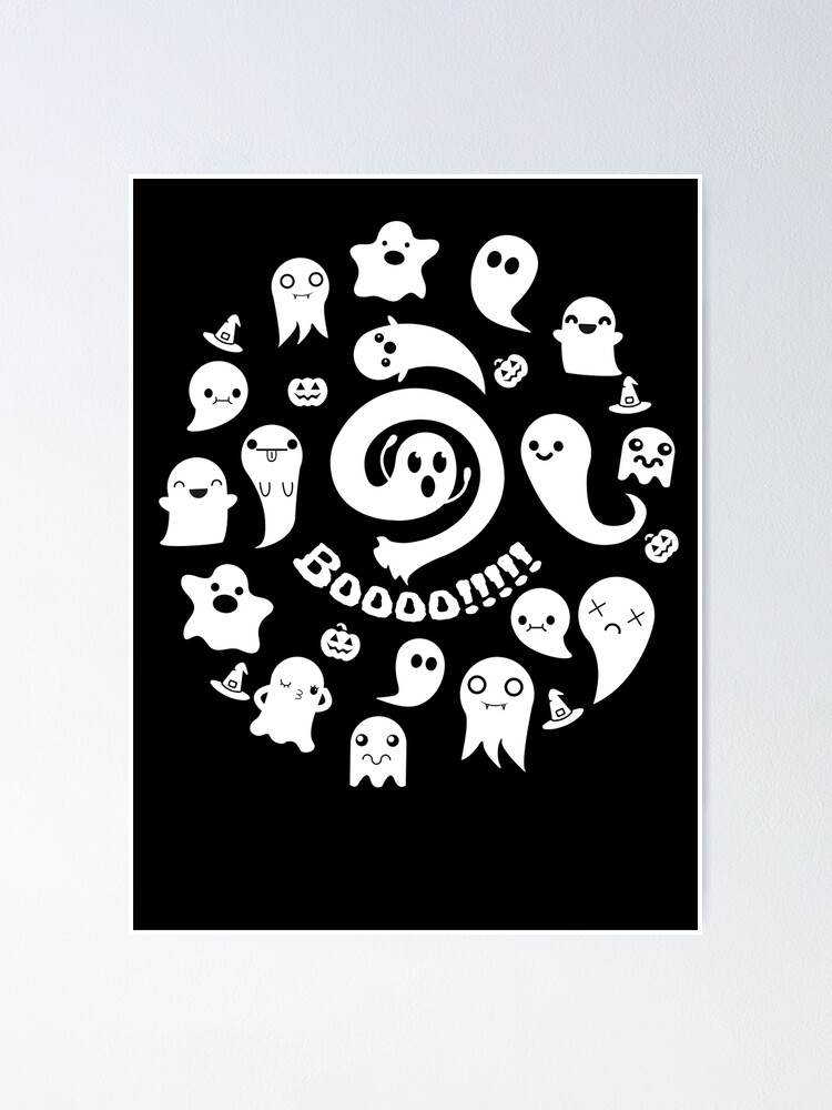 "booooooo!!!!!!" Poster for Sale by samuzai | Redbubble