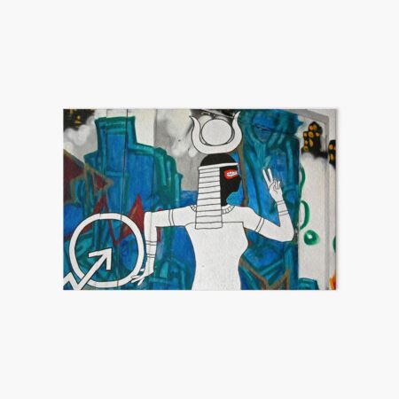 "Egyptian goddess signals Victory in street art" Art Board Print by ...