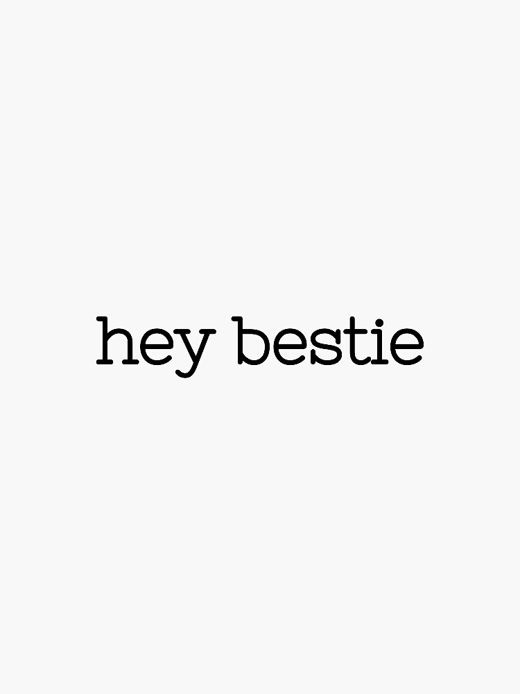 "Bestie" Sticker by mermfm | Redbubble