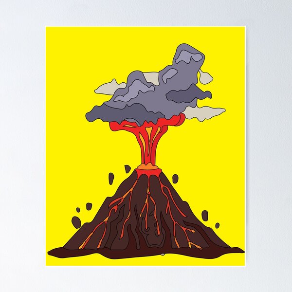 "Volcanic Eruption Volcano Eruption Lava" Poster by flofin | Redbubble