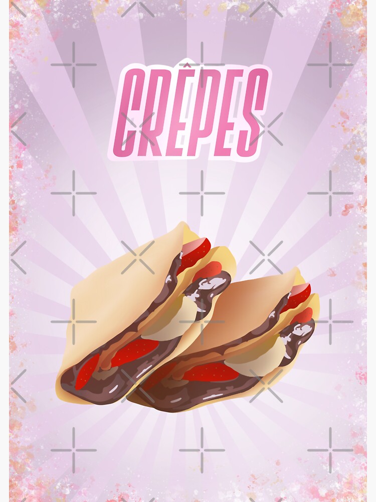 "Crepes" Sticker by JDWalt | Redbubble