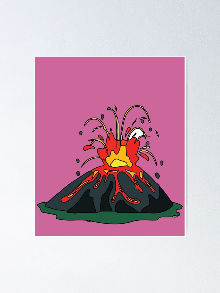 "Volcanic Eruption Volcano Eruption Lava" Poster by flofin | Redbubble