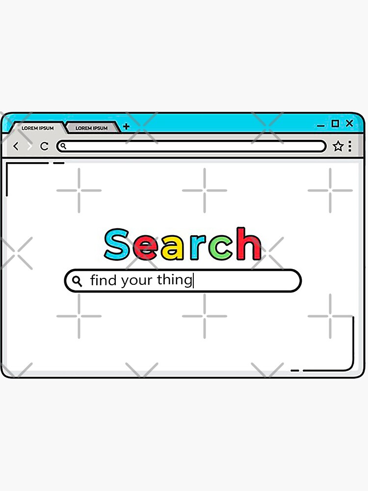 "find your thing" Sticker for Sale by TamannaIslam | Redbubble