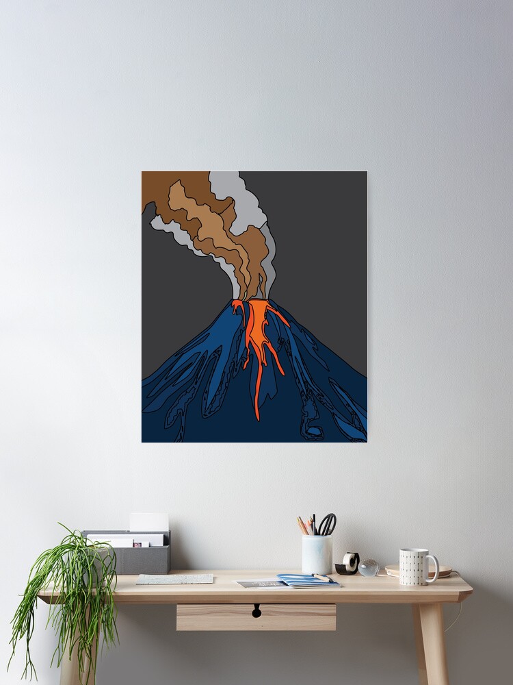 "Volcanic Eruption Volcano Eruption Lava" Poster by flofin | Redbubble