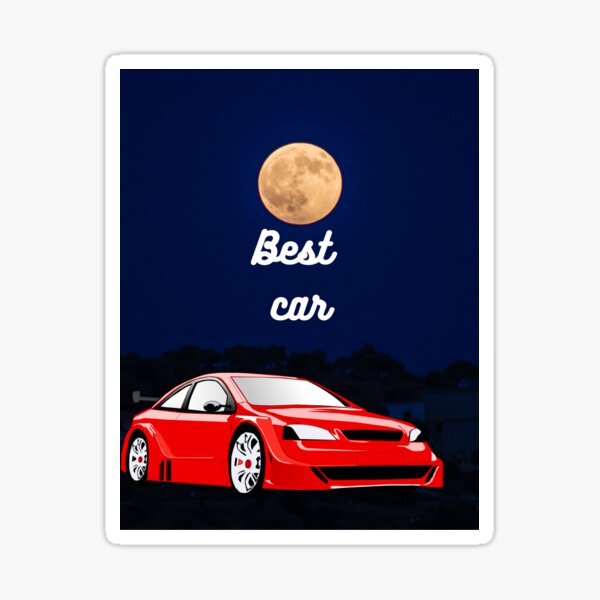 "best car " Sticker for Sale by Anand4141 | Redbubble
