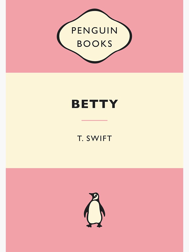 "Betty book cover" Sticker for Sale by dontwannadance | Redbubble